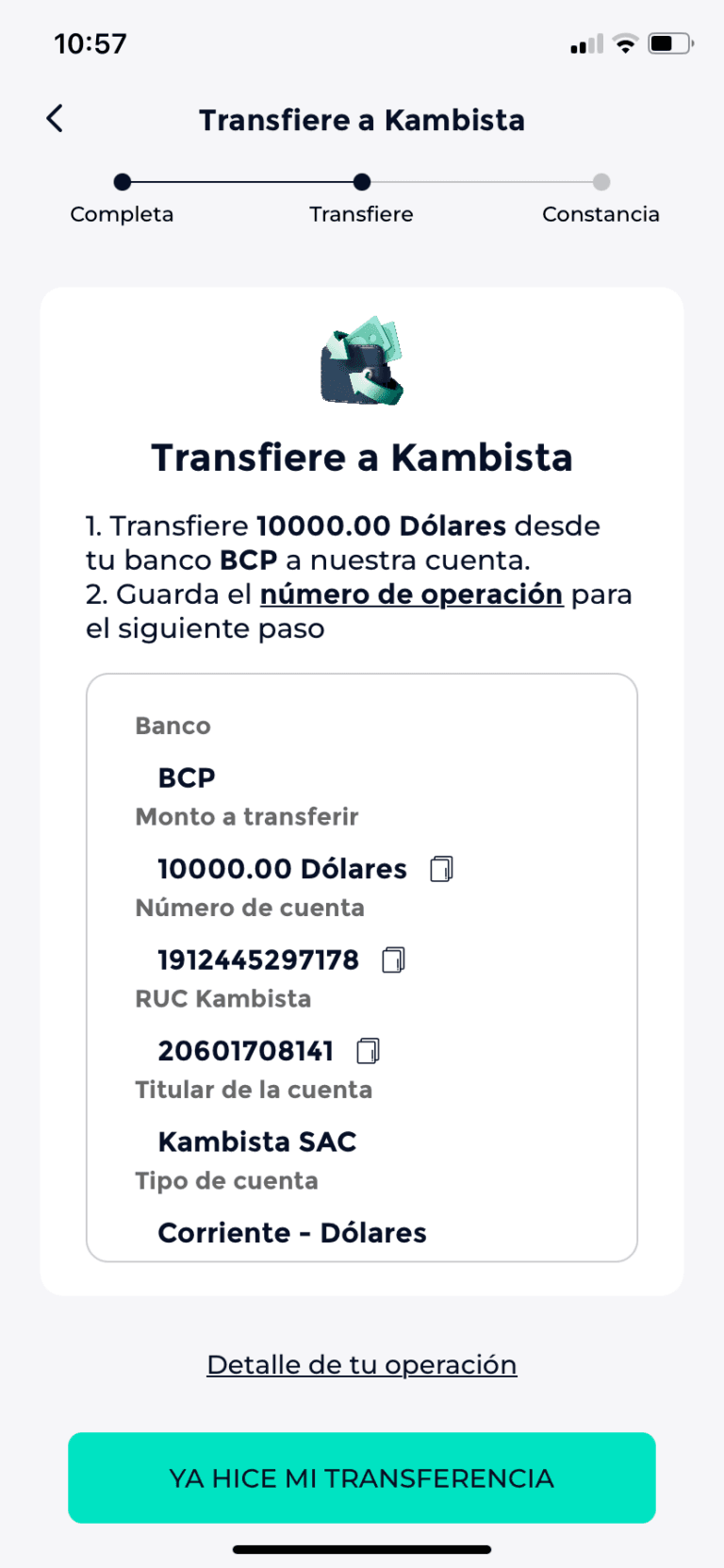 ¿Cómo cambiar dinero en Kambista? - Kambista